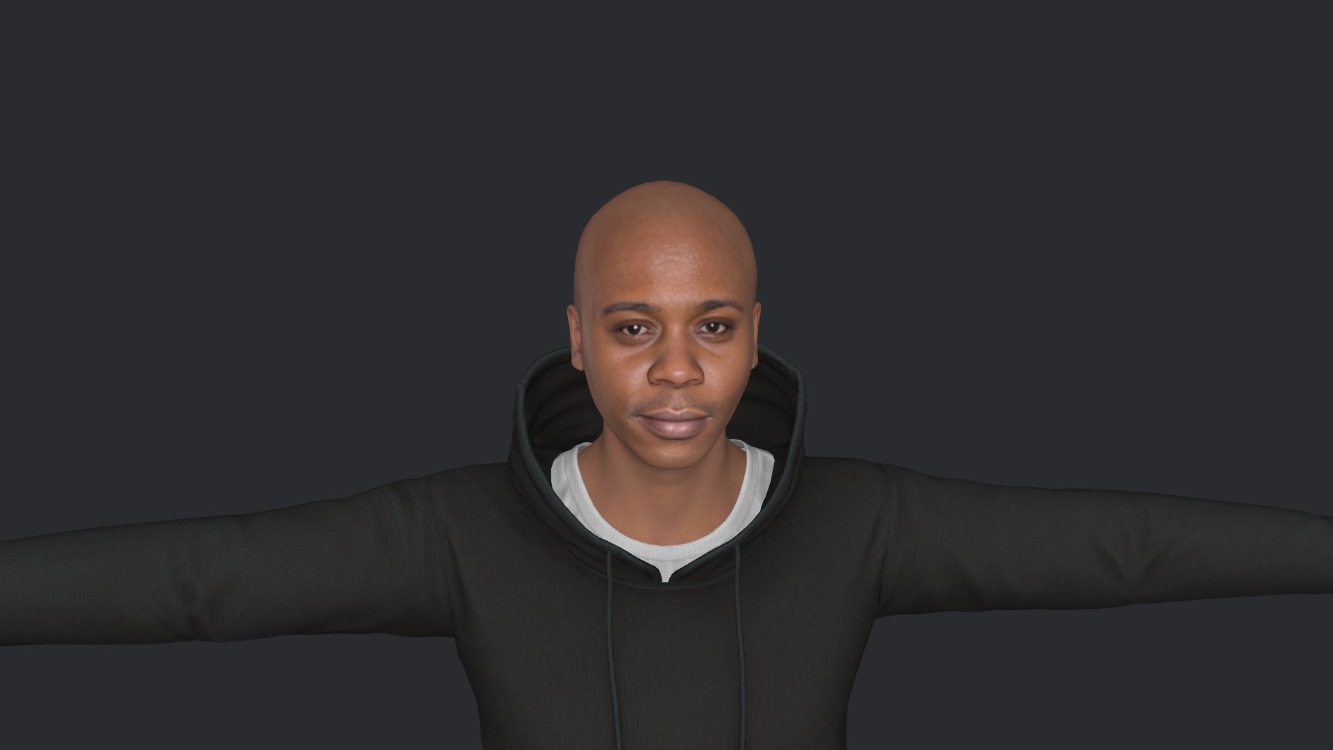 Dave Chappelle Hyper Realistic Full Body Fully Rigged 3D Character 3D ...