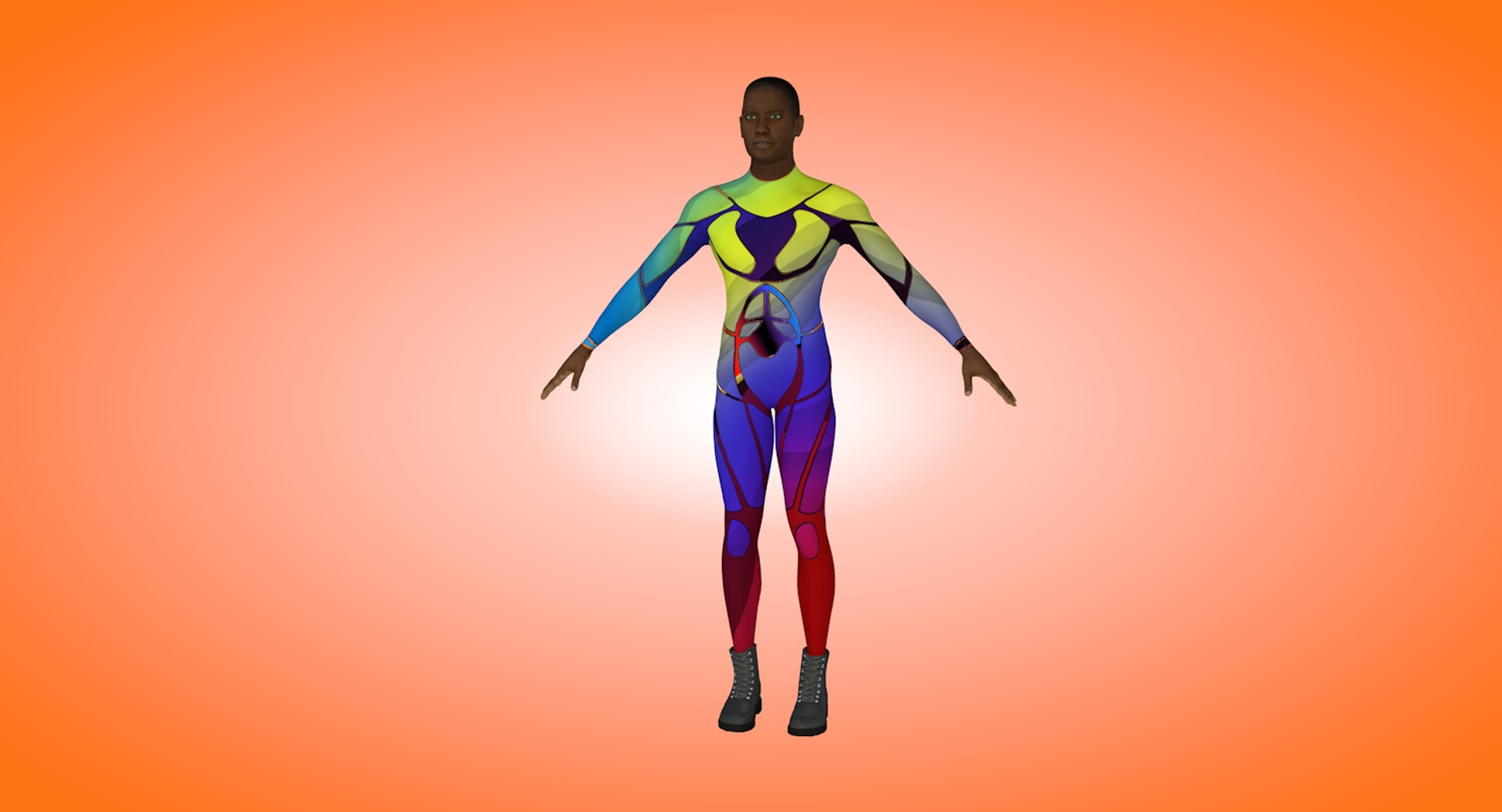 3d Model Male Rigged