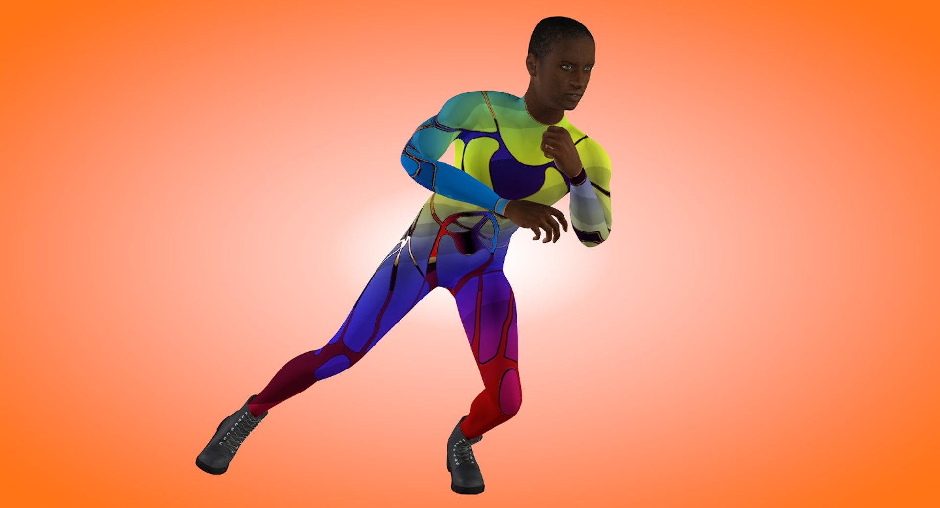 3d Model Male Rigged