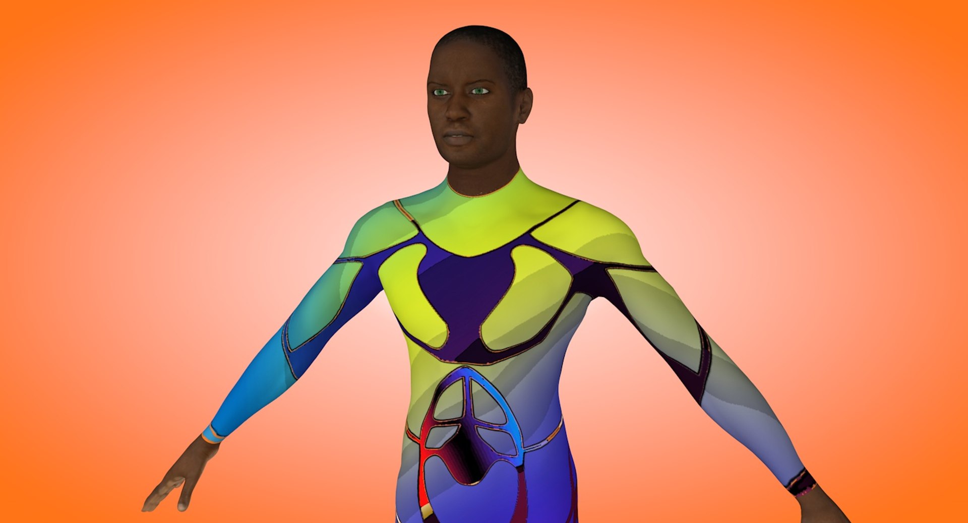 3d Model Male Rigged