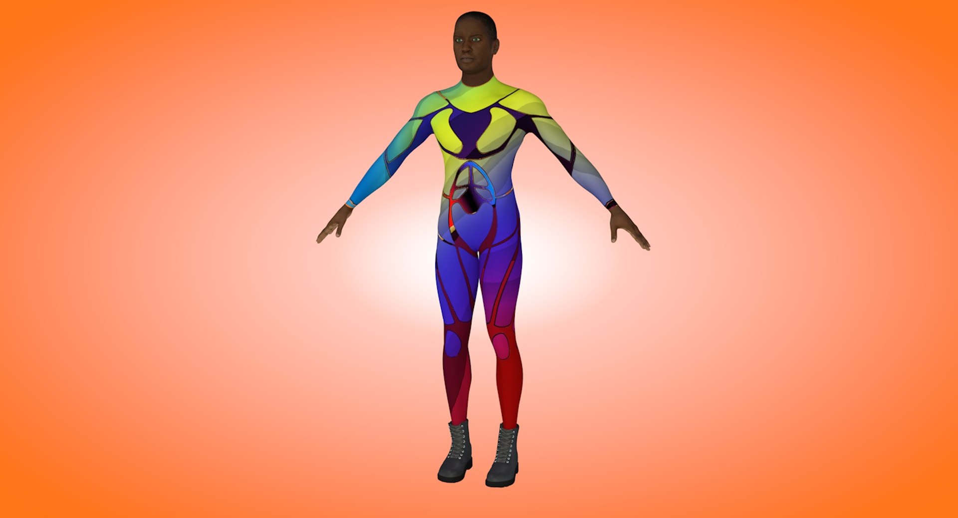 3d Model Male Rigged