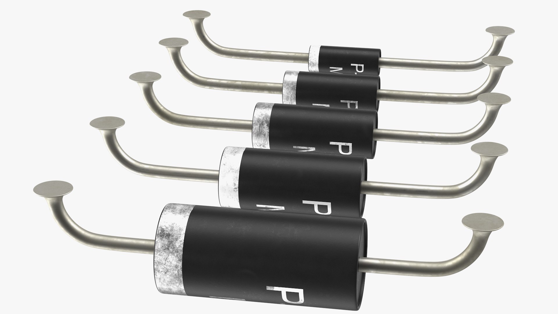 3D Axial Rectifier Diodes Soldered - TurboSquid 1670377