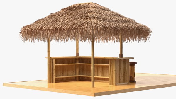 3D Tiki Bar model - TurboSquid 1848692