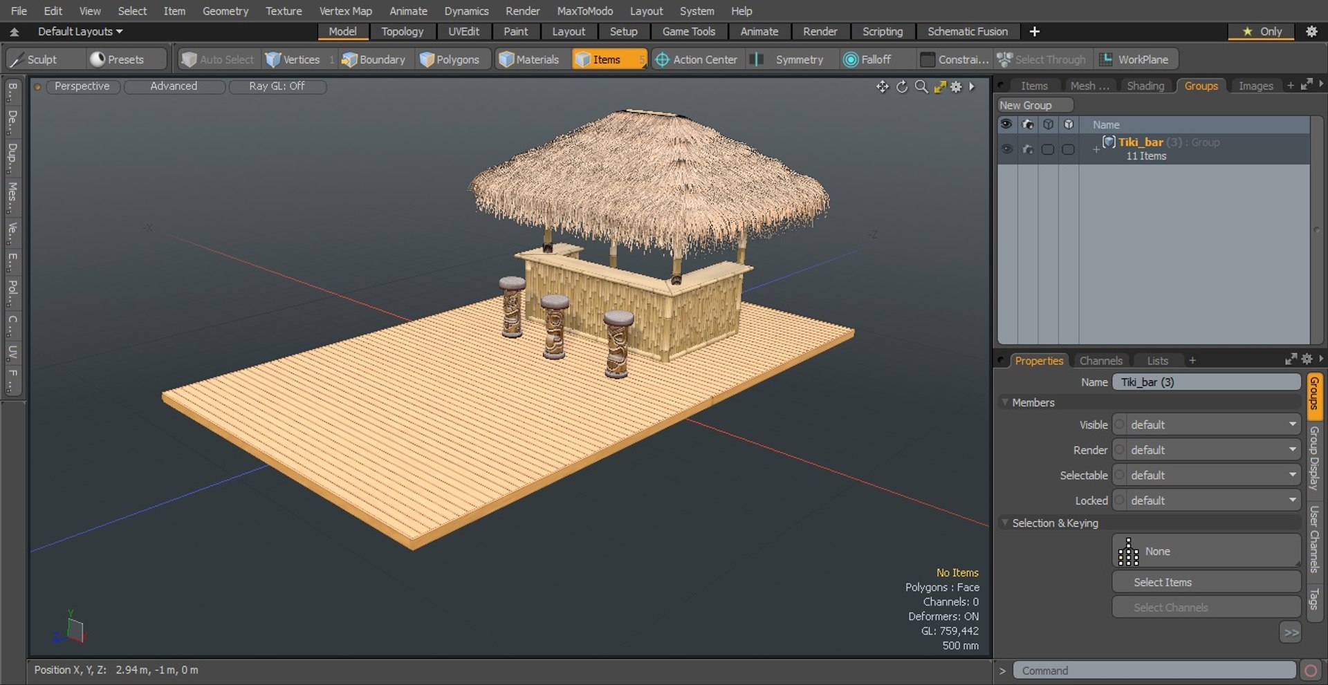 3D Tiki Bar Model - TurboSquid 1848692