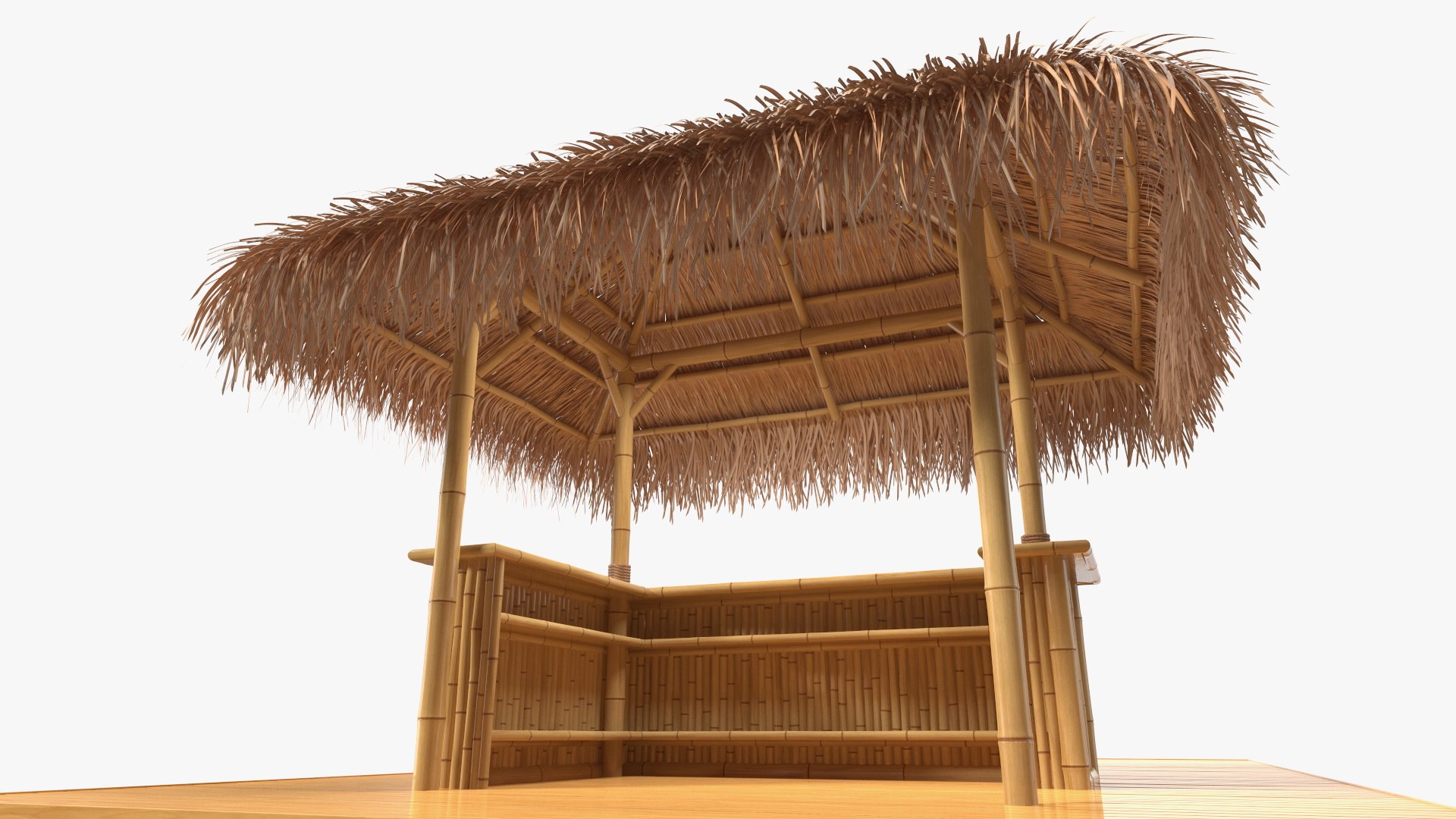 3D Tiki Bar model - TurboSquid 1848692