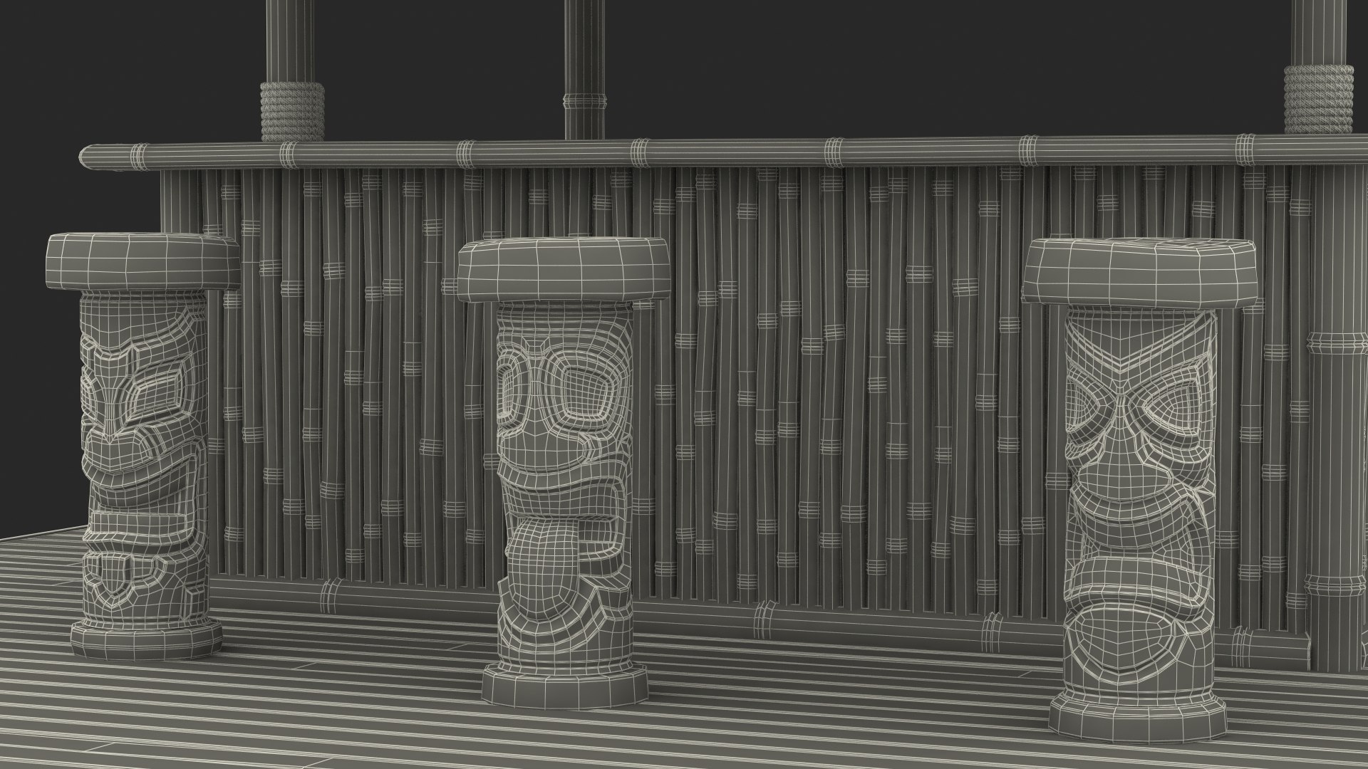 3D Tiki Bar Model - TurboSquid 1848692