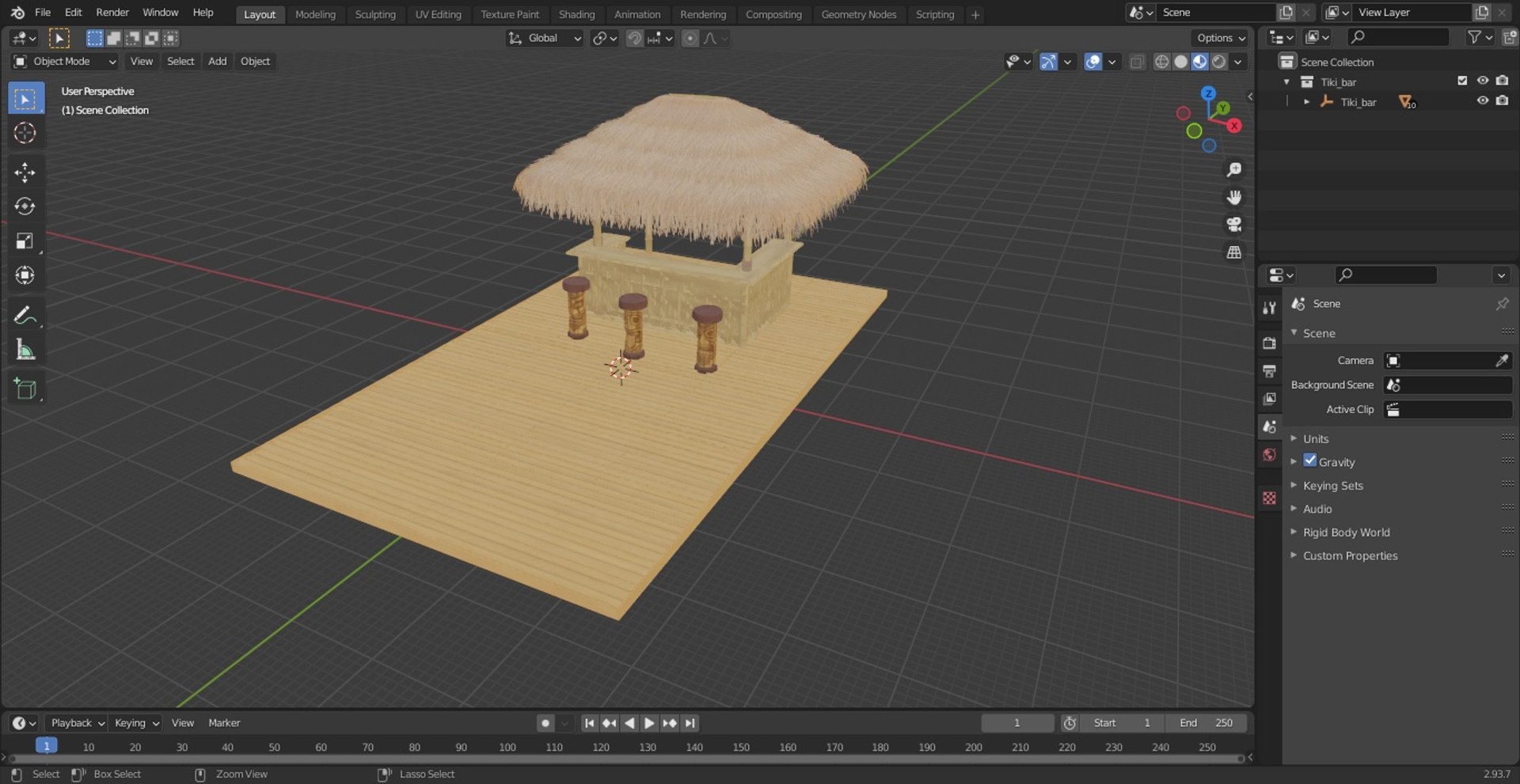 3D Tiki Bar Model - TurboSquid 1848692