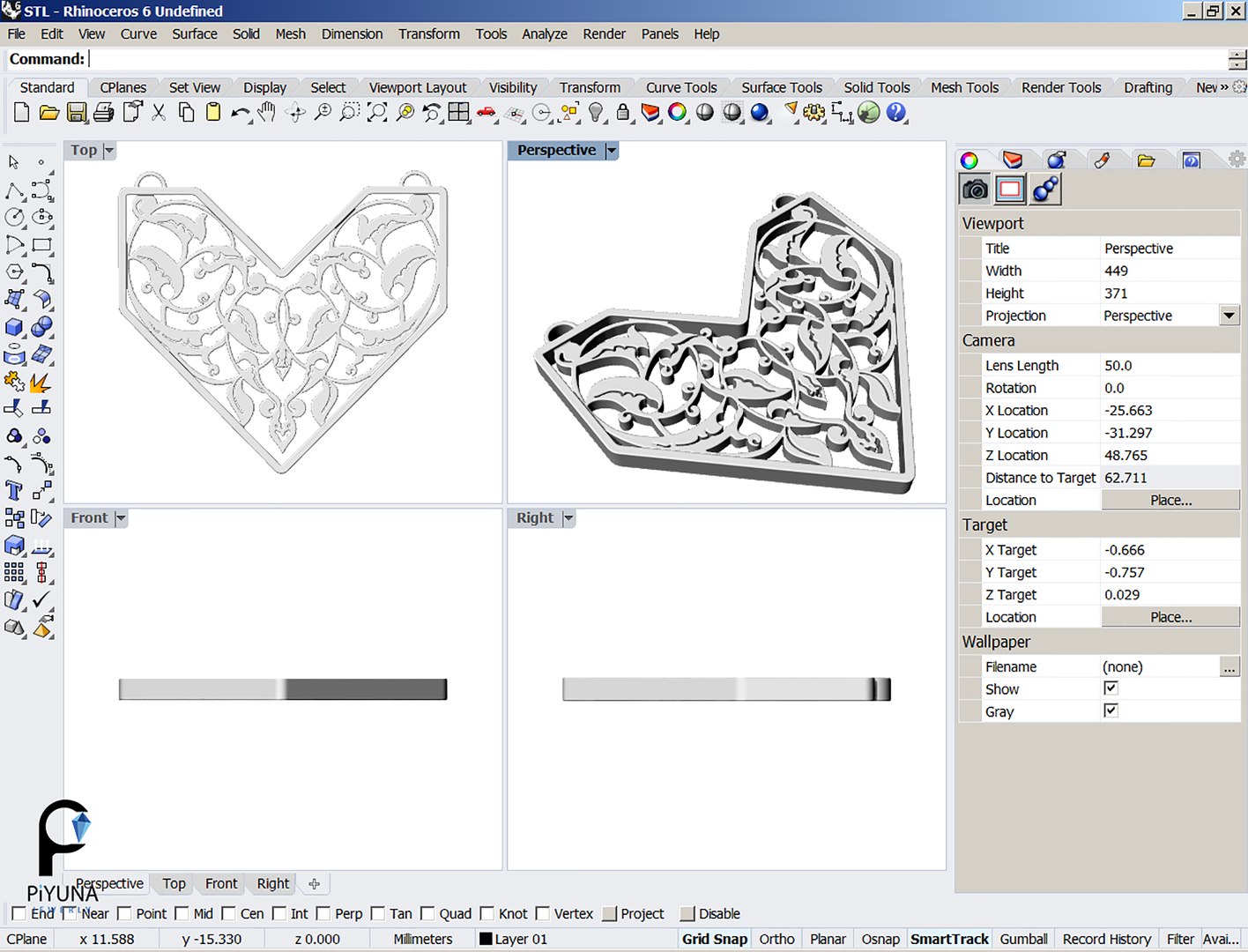 Eslimi pendant 08 3D model - TurboSquid 1804684