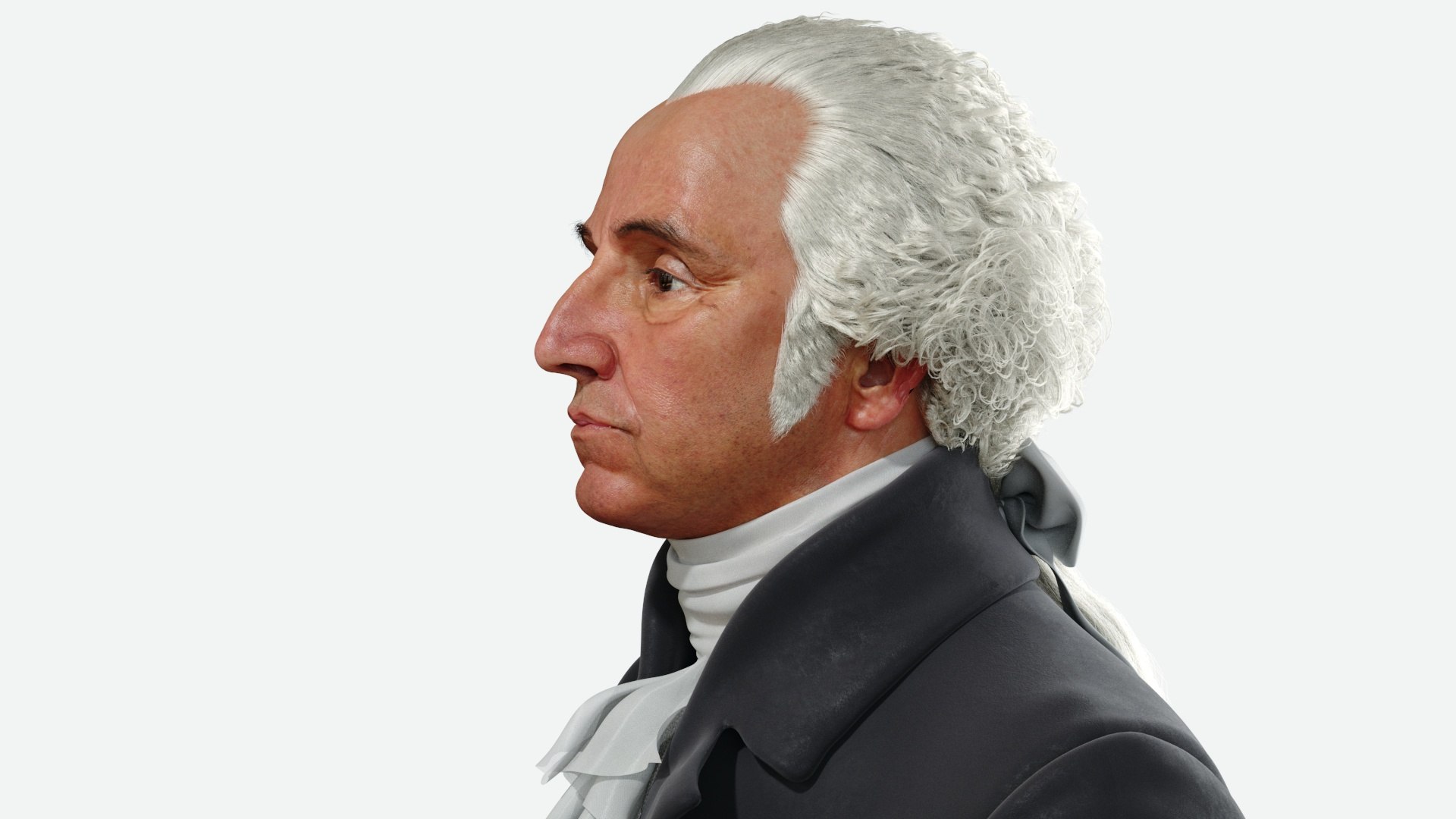 George Washington Bust 3D Model - TurboSquid 2378627