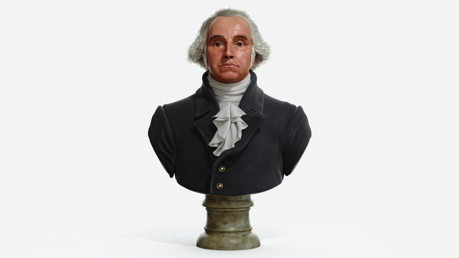 George Washington Bust 3D Model - TurboSquid 2378627