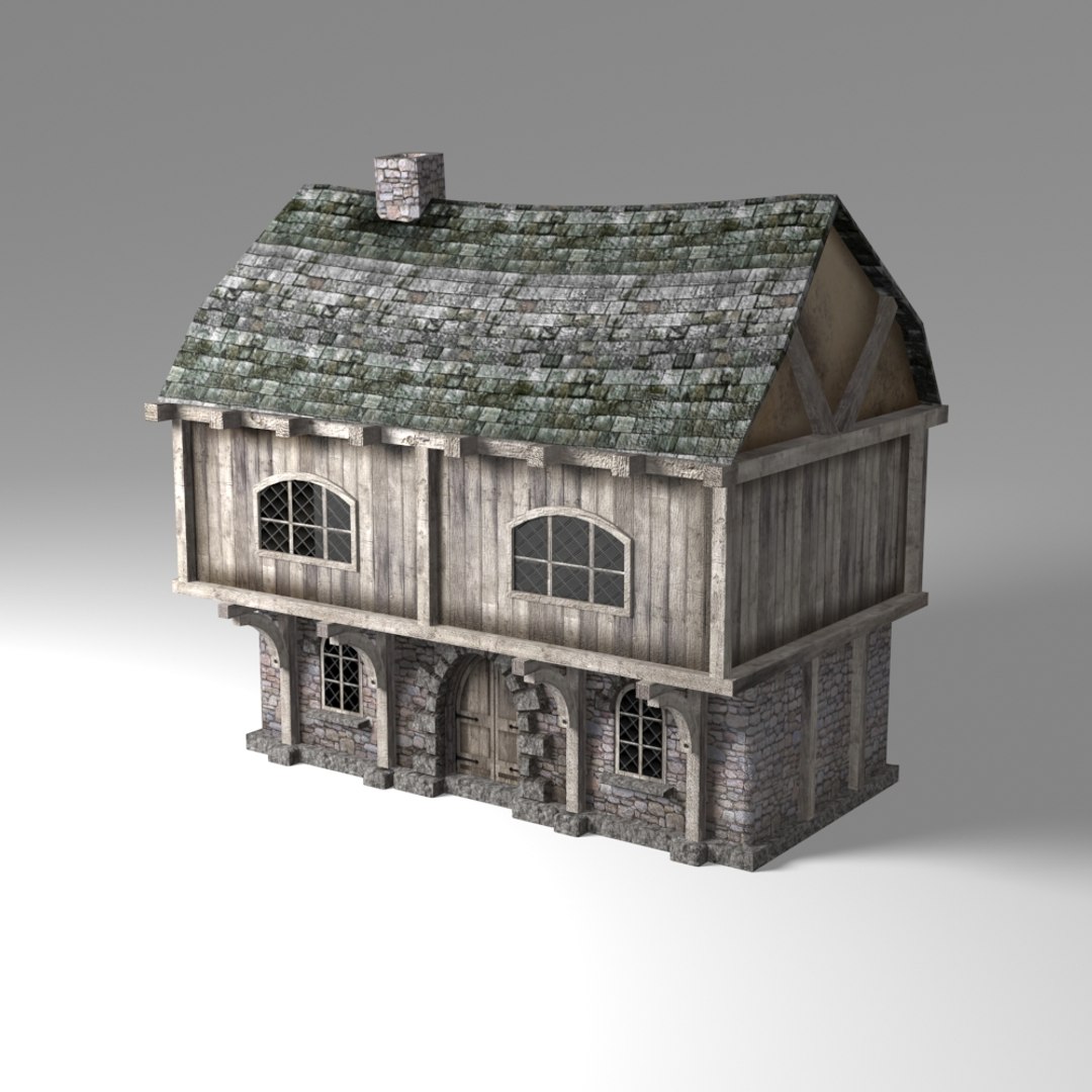 Old Town House Games 3d Model