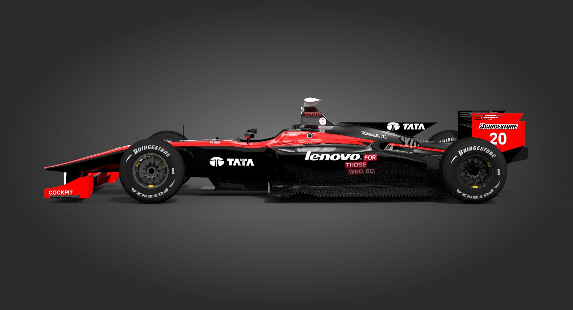 3d Super Formula Team Impul Model