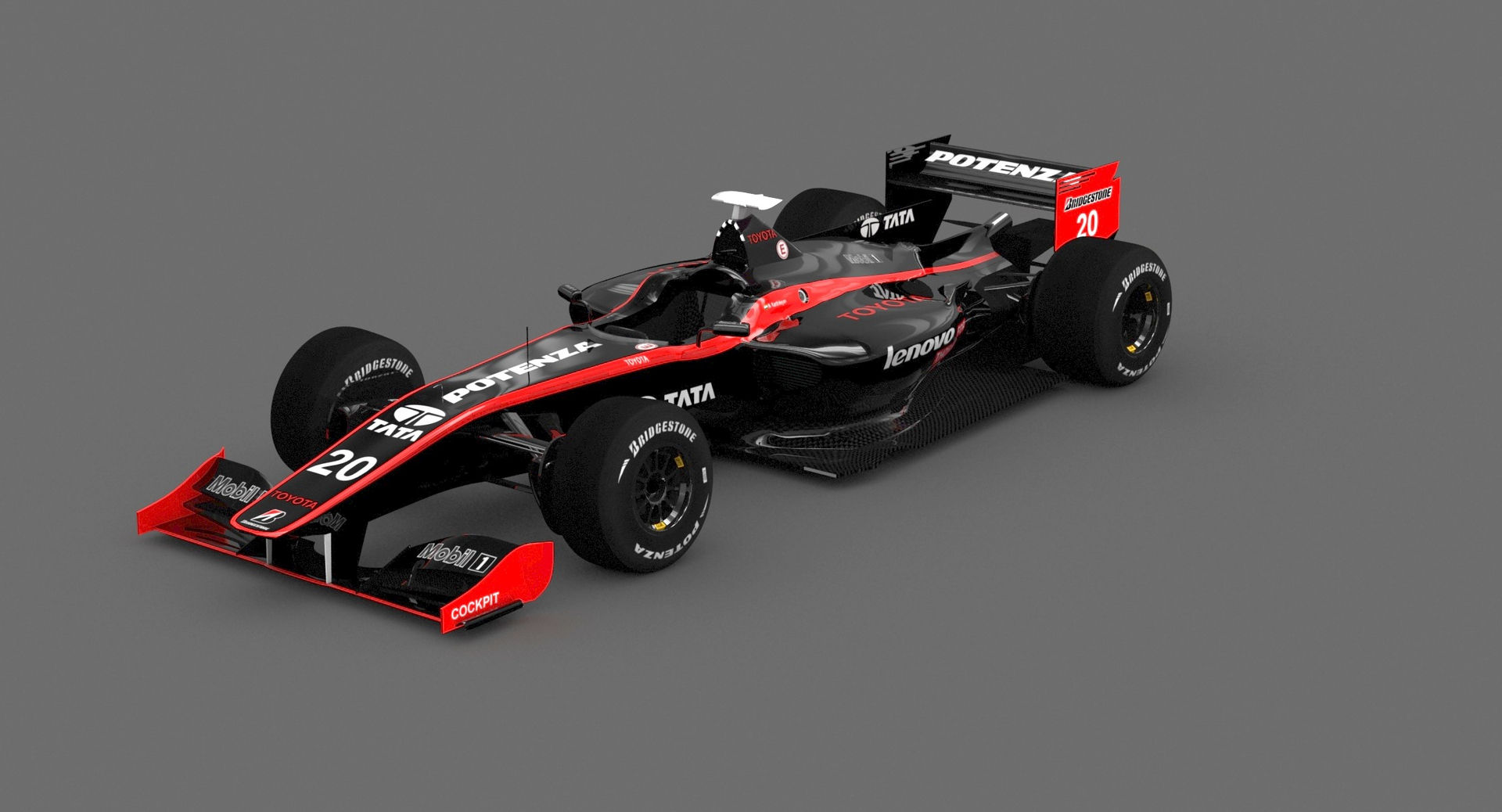 3d Super Formula Team Impul Model