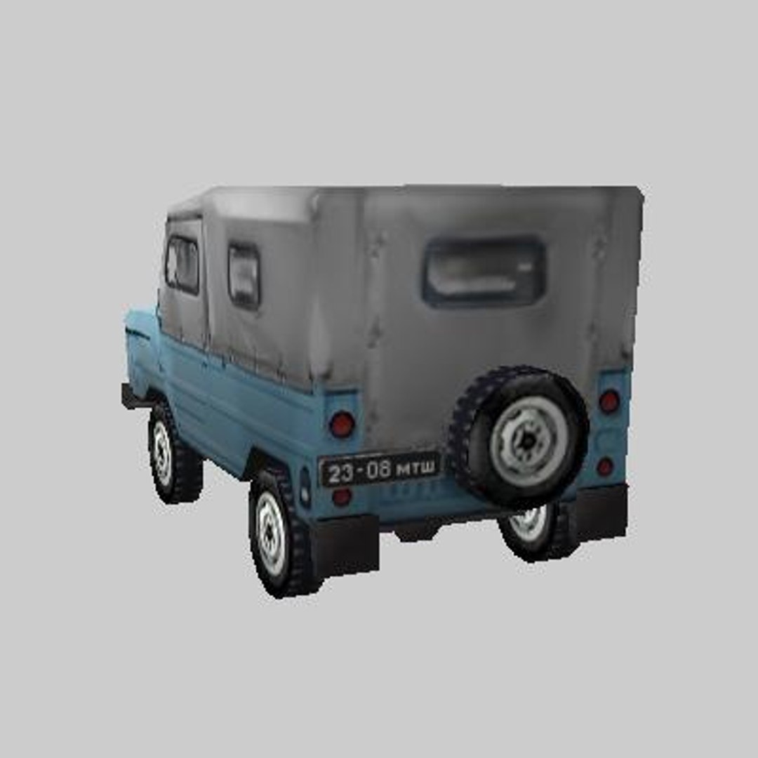 Ussr Cars 1980x 3d Model