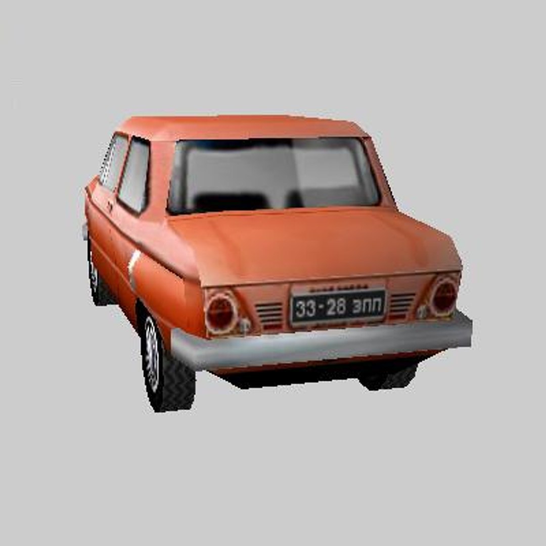 Ussr Cars 1980x 3d Model