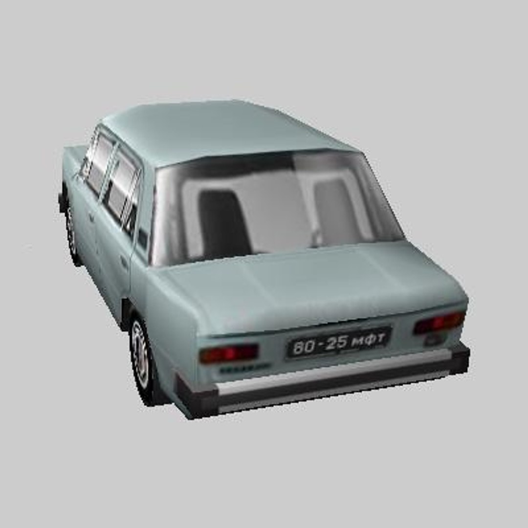 Ussr Cars 1980x 3d Model