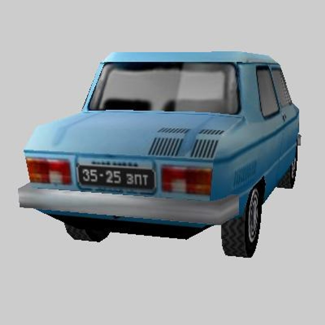 ussr cars 1980x 3d model