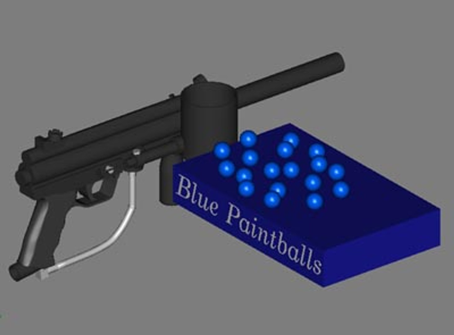 Tippmann A-5 Paintball Guns 3d Model