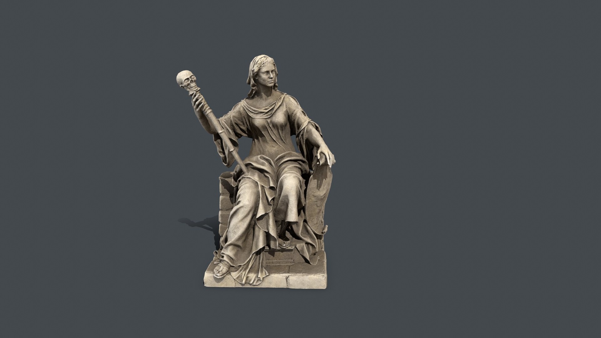 3D Woman Statue 1 - TurboSquid 2323828