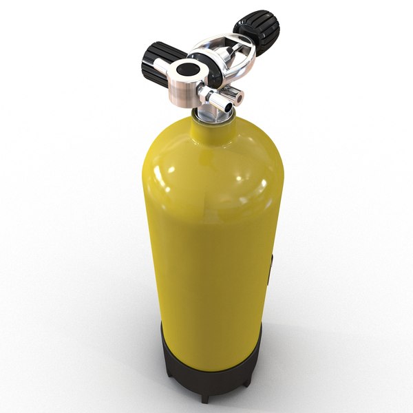 3d scuba tank model