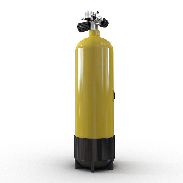3d scuba tank model