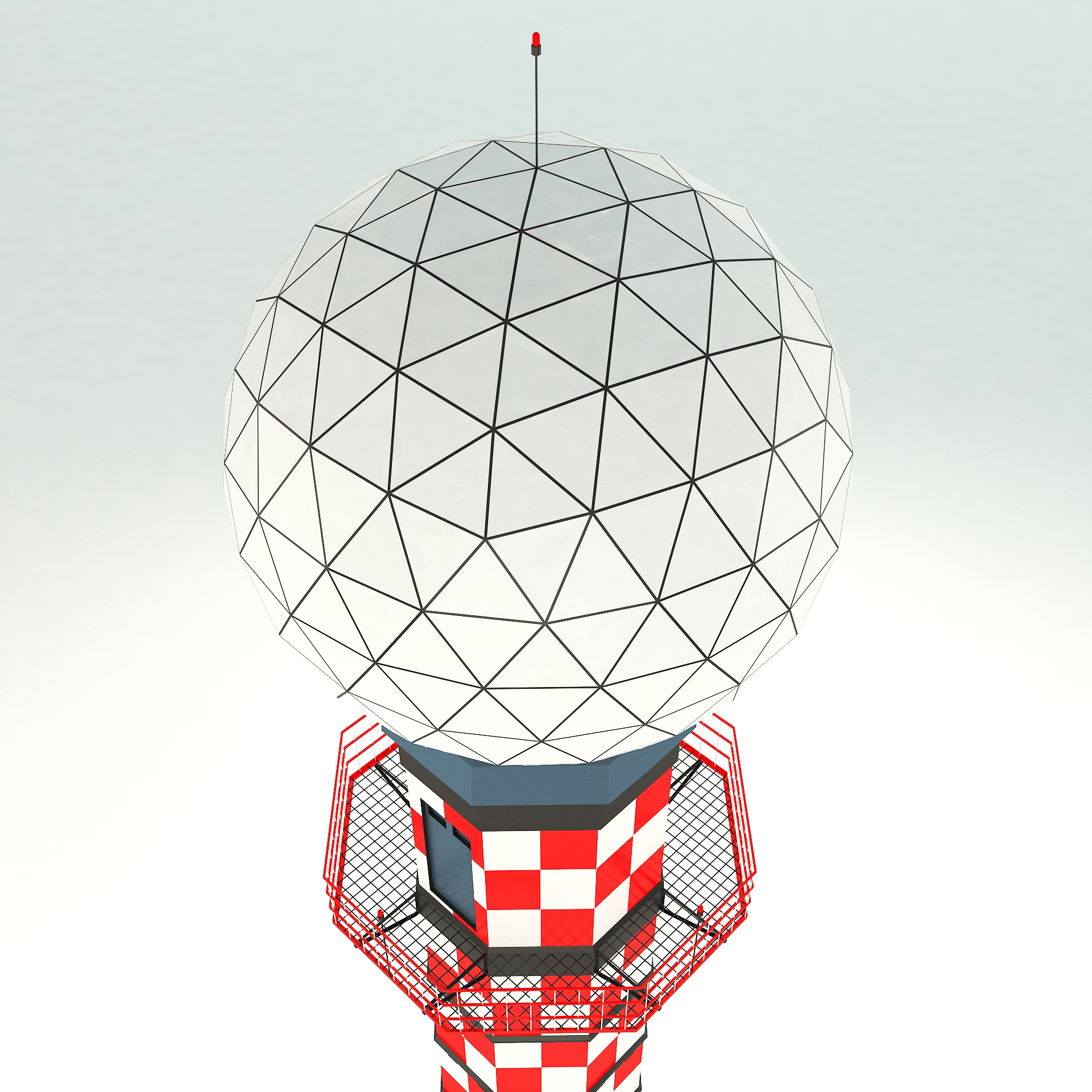 3D weather radar tower - TurboSquid 1647949