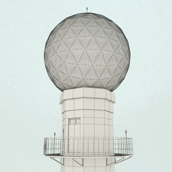 3D weather radar tower - TurboSquid 1647949