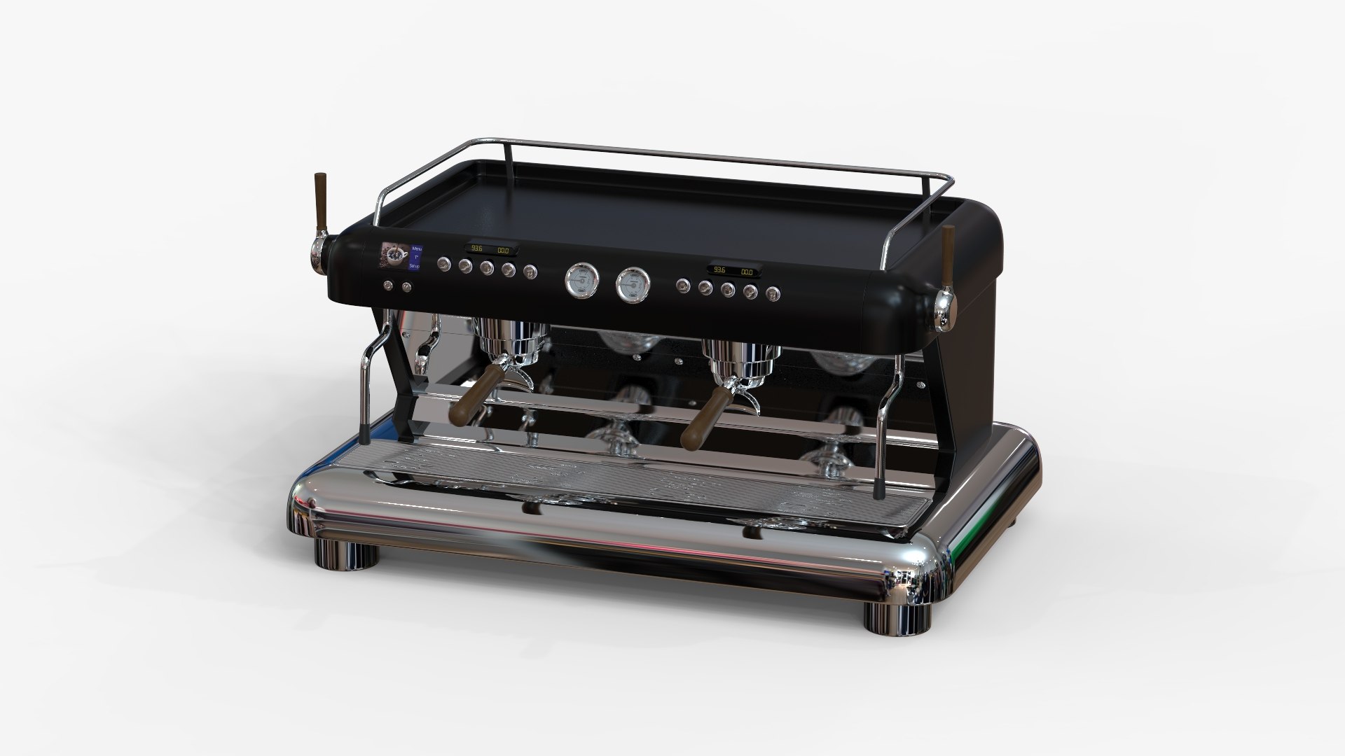 Big Commercial Coffee Machine 3D - TurboSquid 1778638