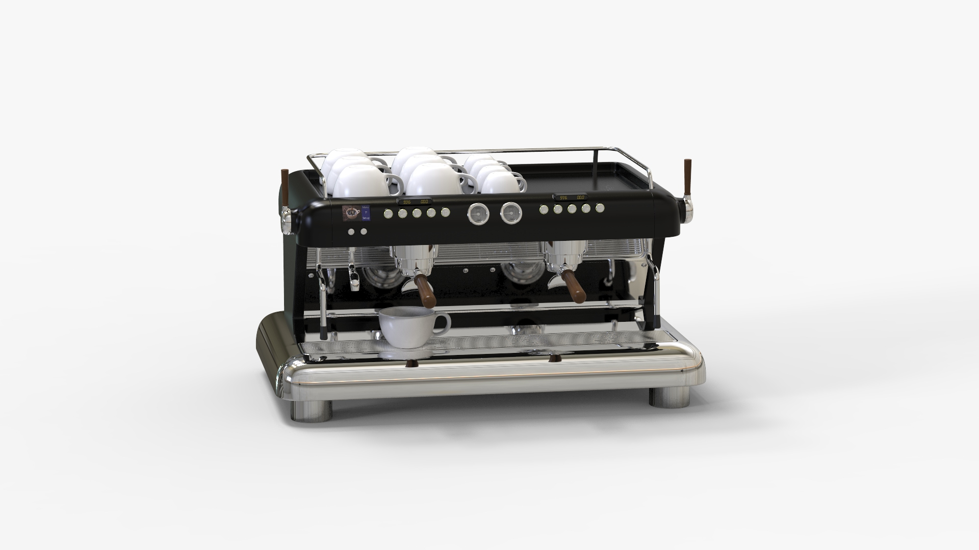 Big Commercial Coffee Machine 3D - TurboSquid 1778638