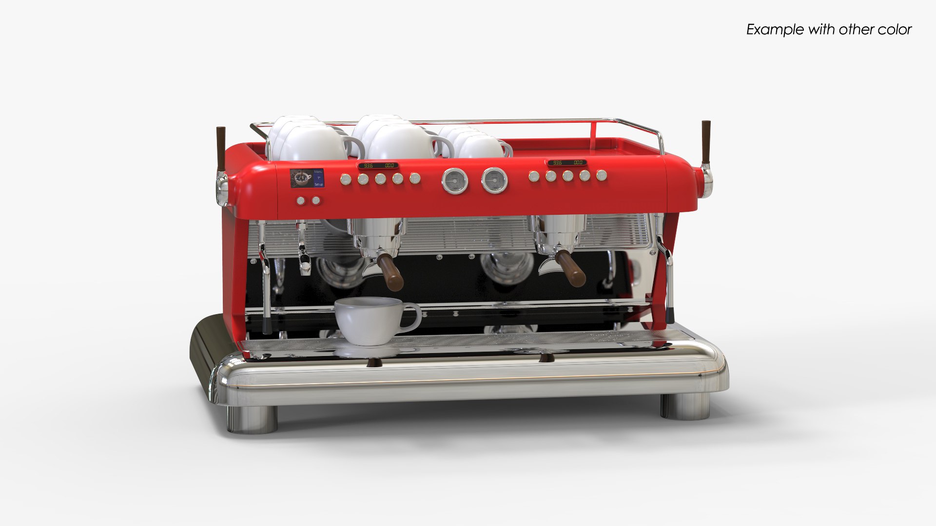 Big Commercial Coffee Machine 3D - TurboSquid 1778638