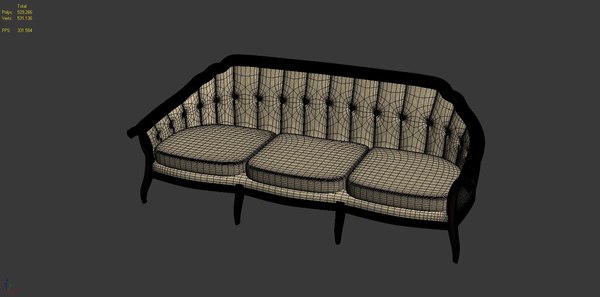 3d model sofa