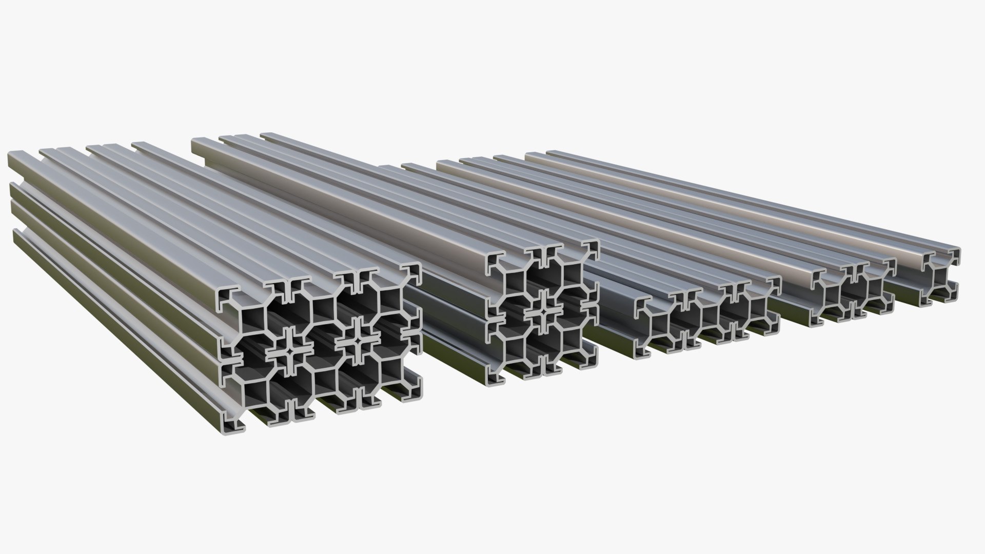 T Slot-Aluminium Extrusions 3D Model - TurboSquid 2131956