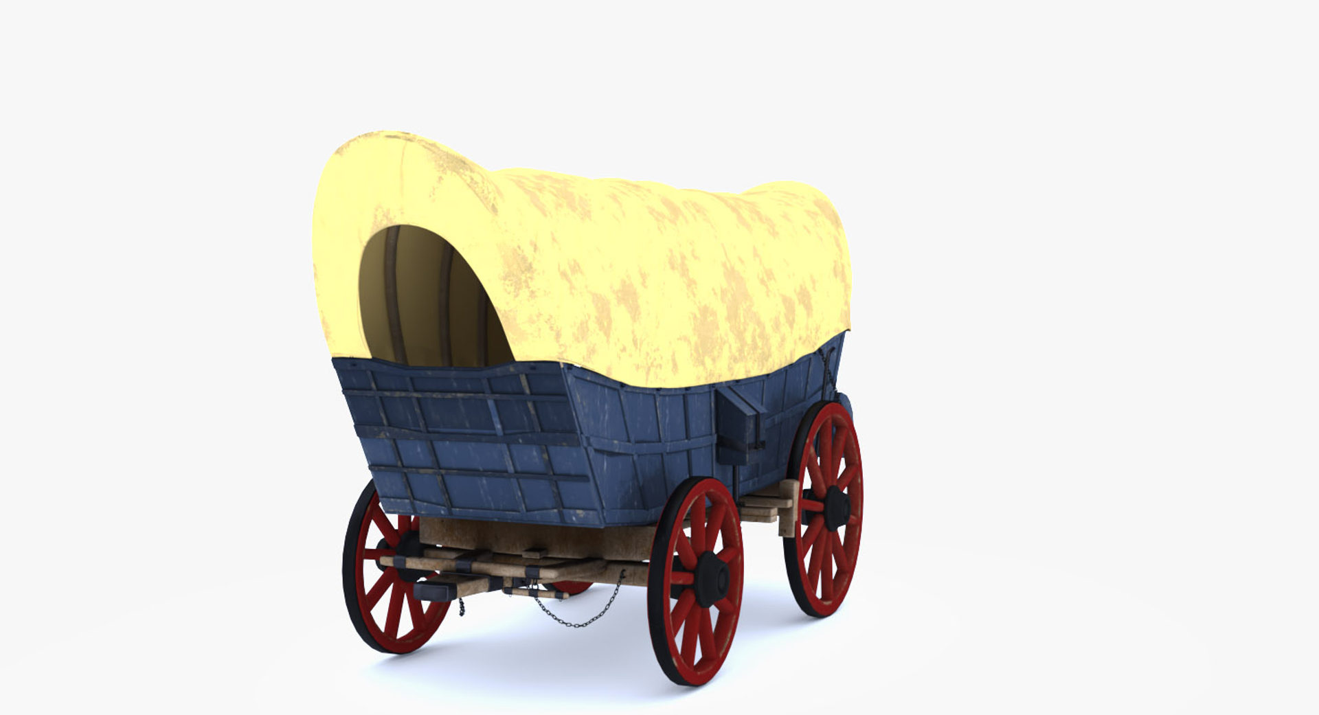 3D Model Conestoga Wagon - TurboSquid 1624779