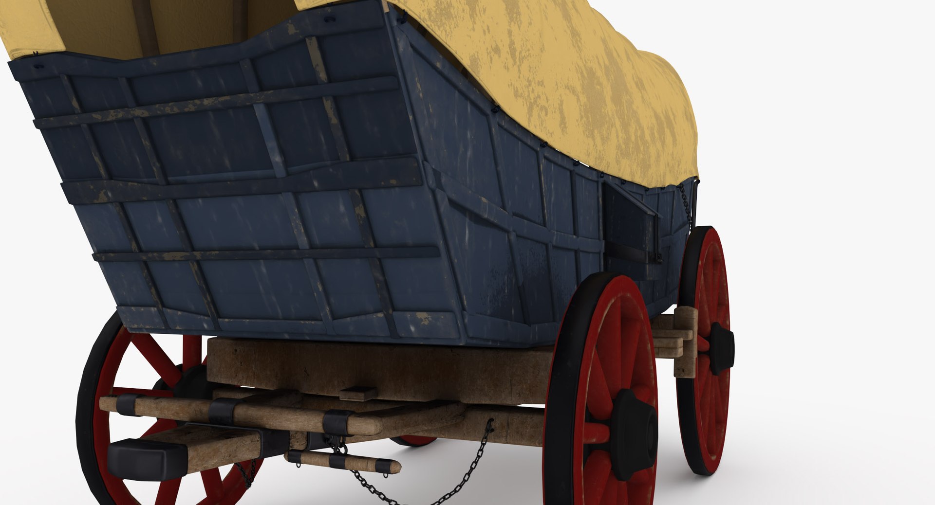 3D Model Conestoga Wagon - TurboSquid 1624779