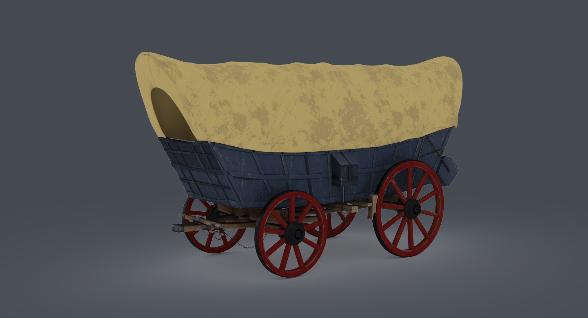 3D Model Conestoga Wagon - TurboSquid 1624779