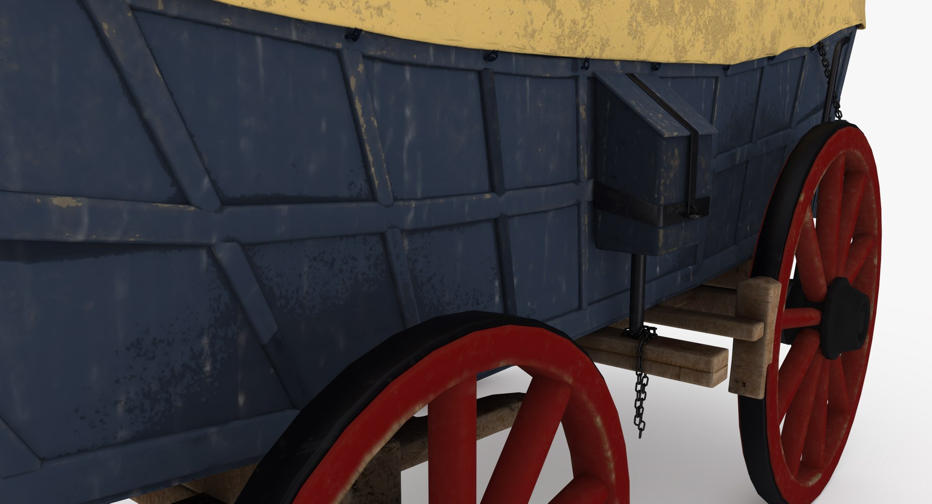 3D Model Conestoga Wagon - TurboSquid 1624779