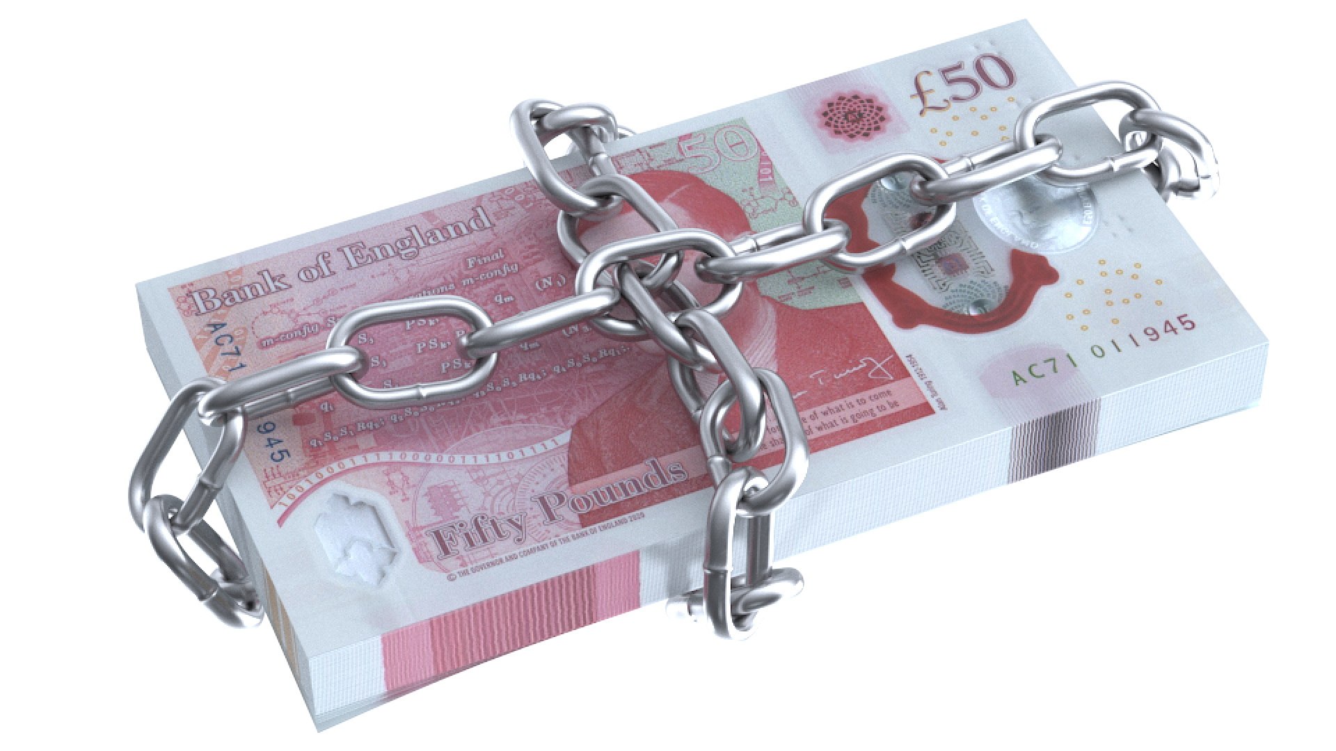 Chained Up Wad Pounds 3D - TurboSquid 2270144