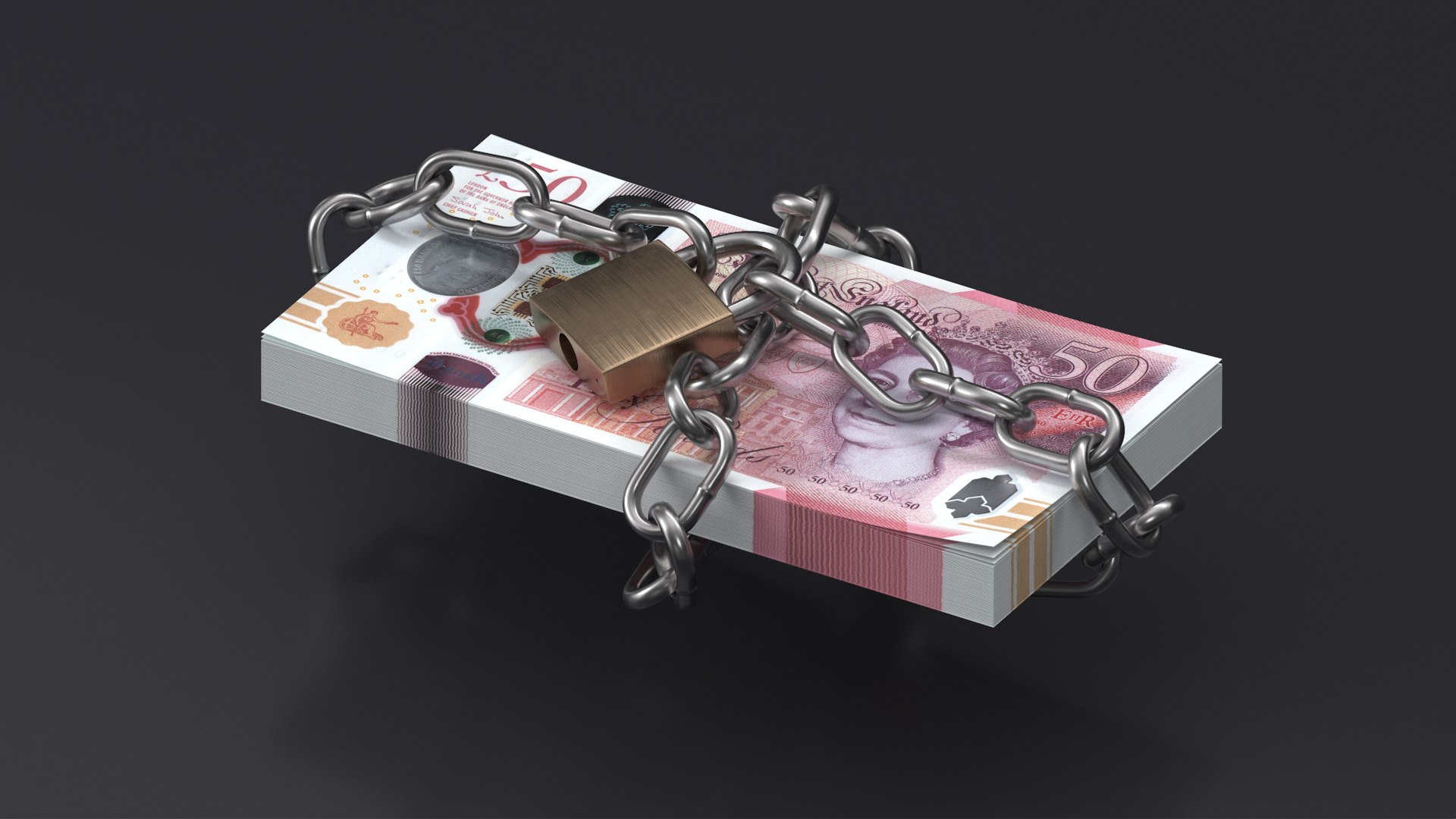 Chained Up Wad Pounds 3D - TurboSquid 2270144
