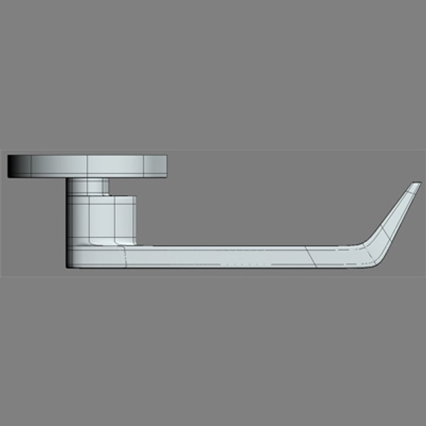 3d model door handle