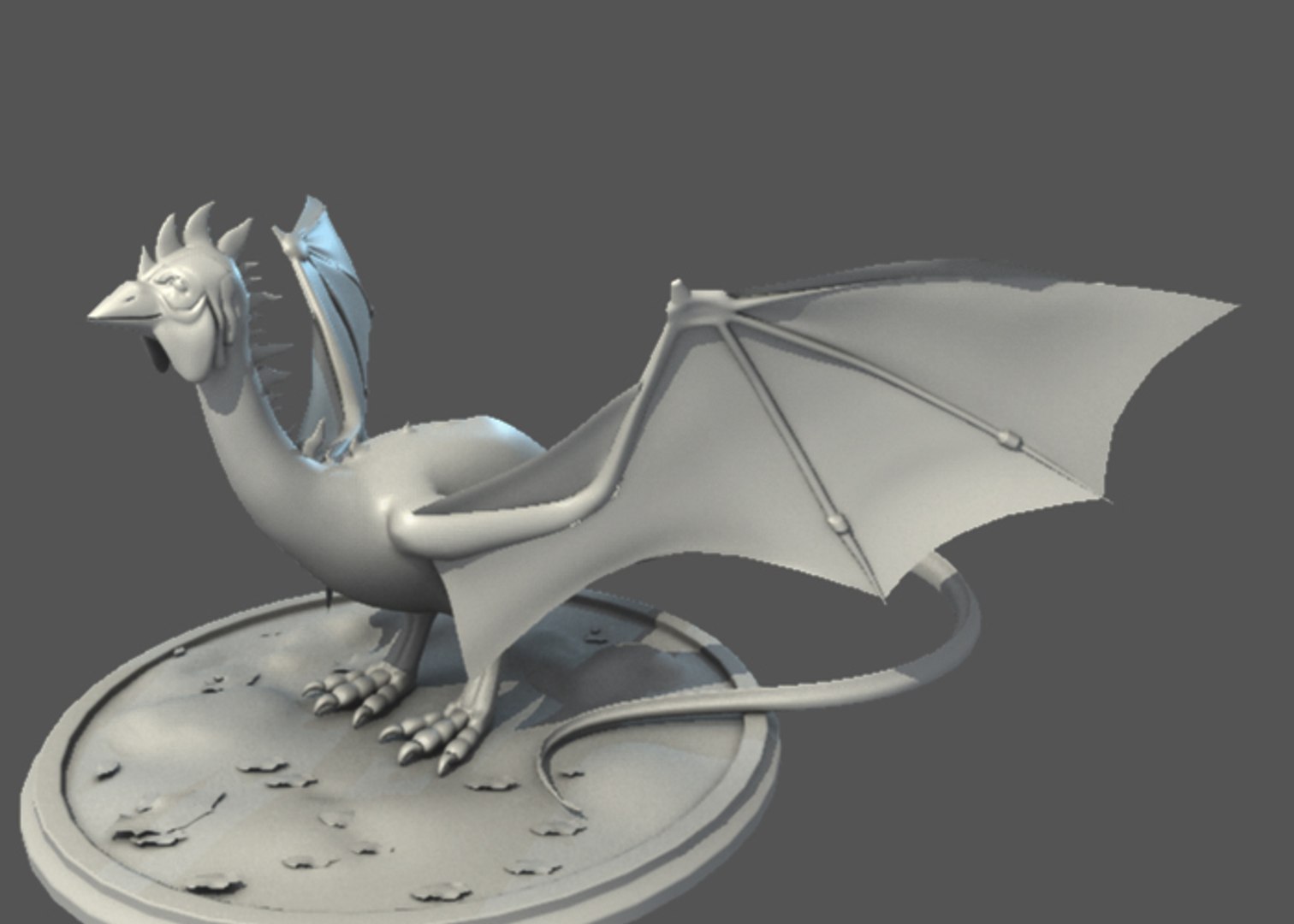 Fantasy Character Dragon 3d Model
