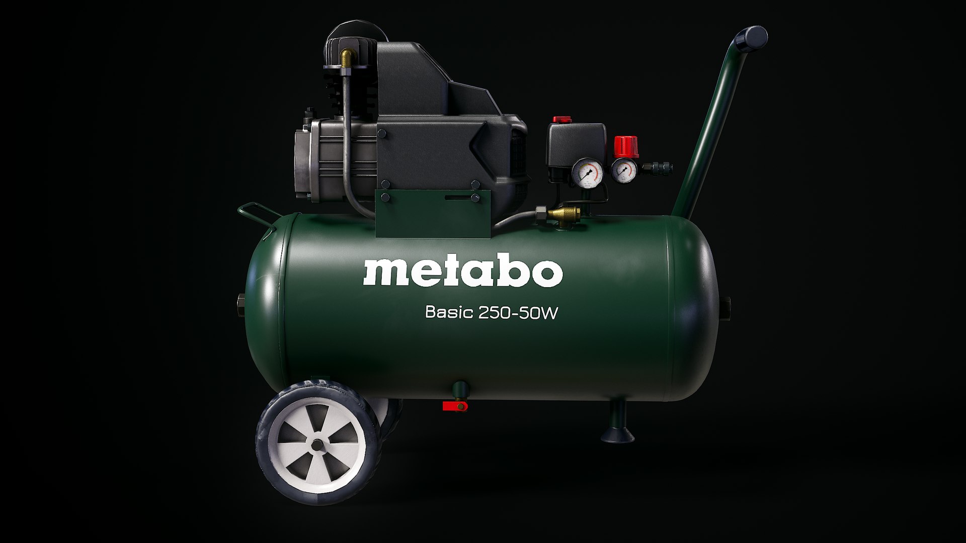 Air Compressor Metabo PBR Model - TurboSquid 1848300