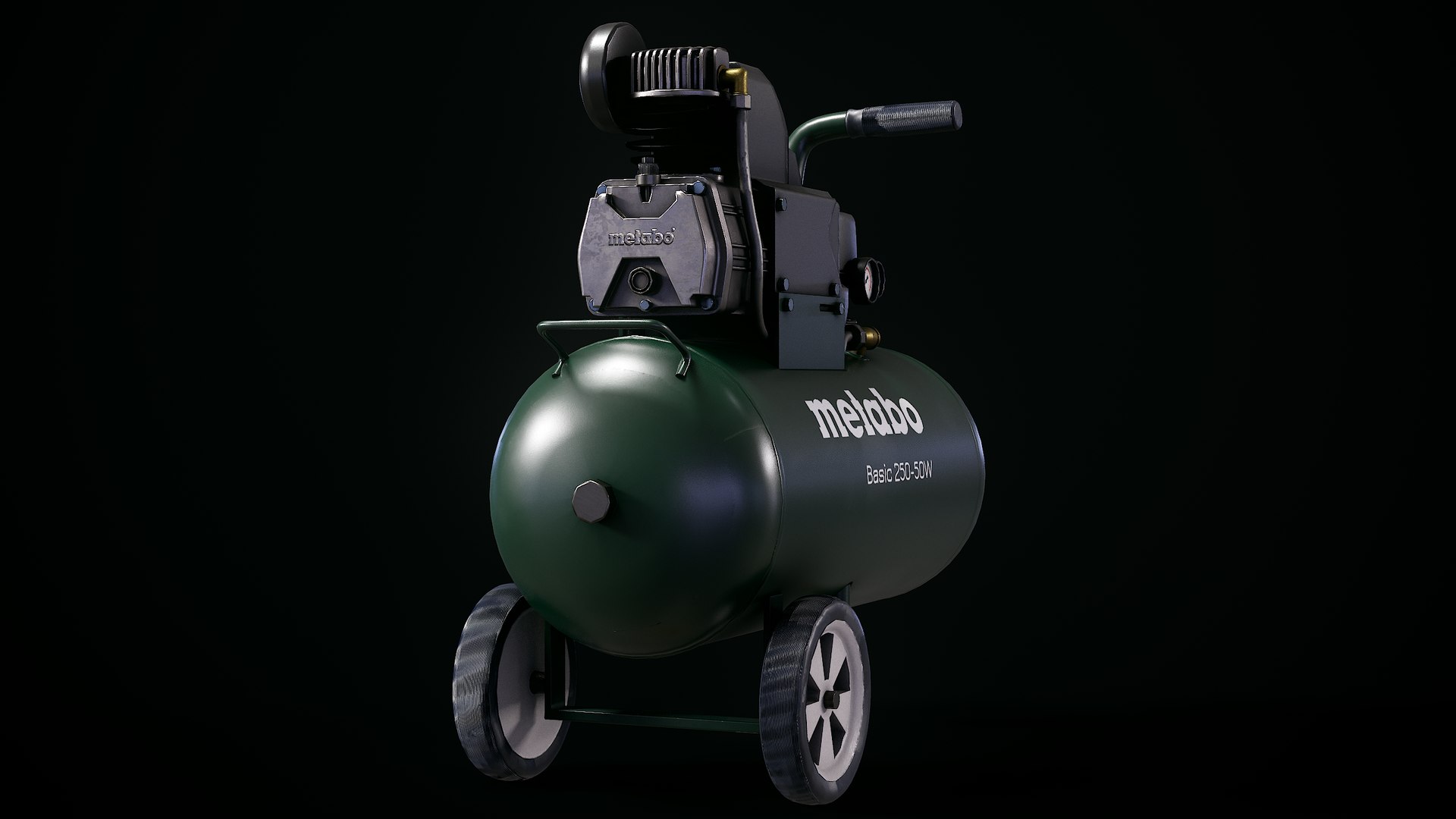 Air Compressor Metabo PBR Model - TurboSquid 1848300