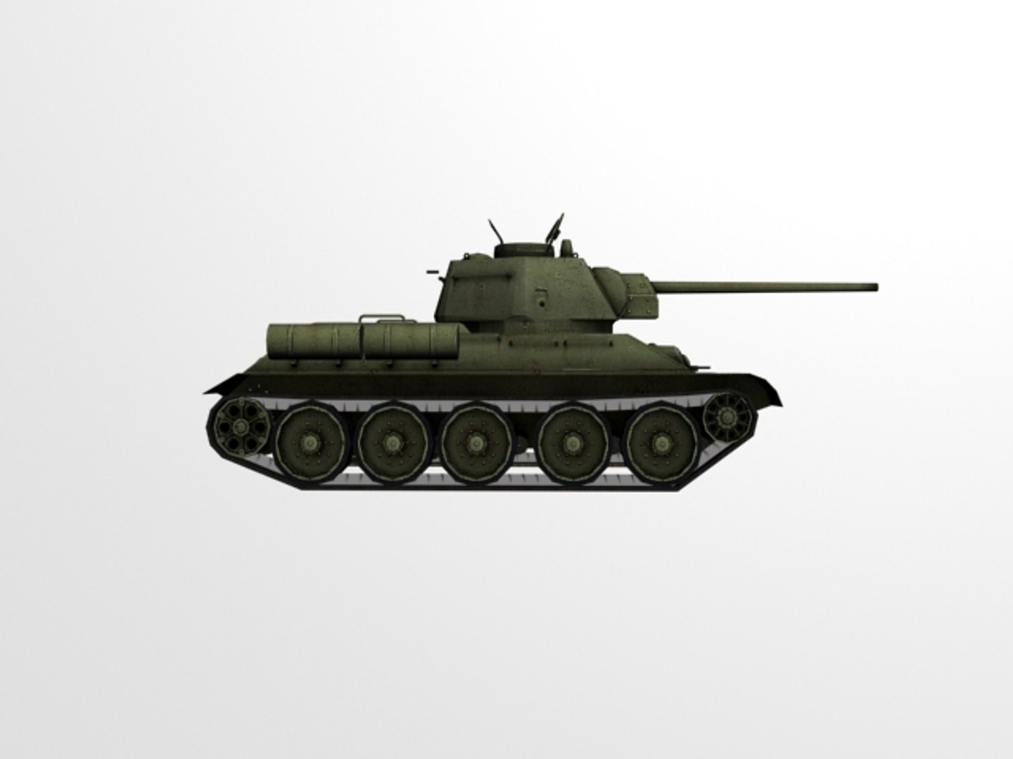3d model of t-34-57 1943