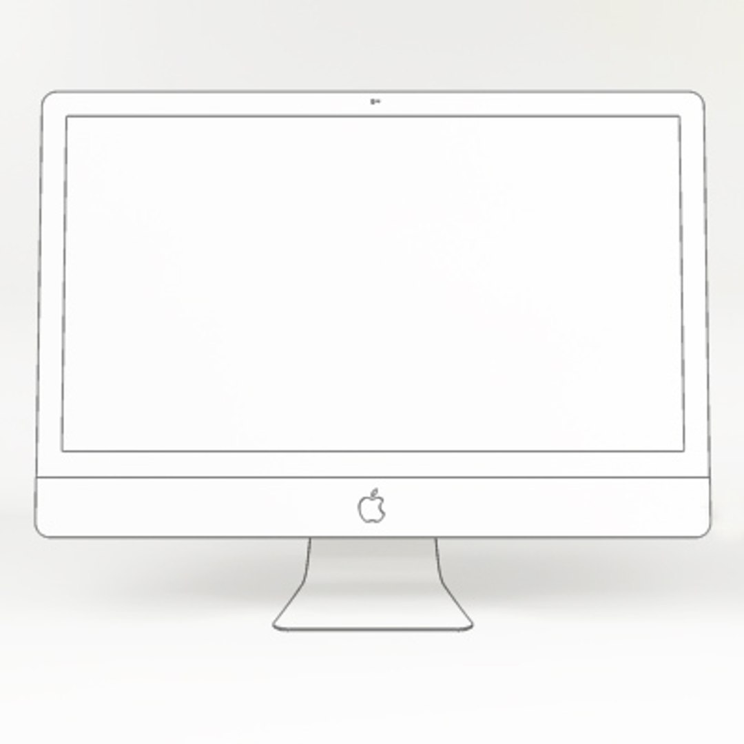 Apple Imac Led 27 3d Max