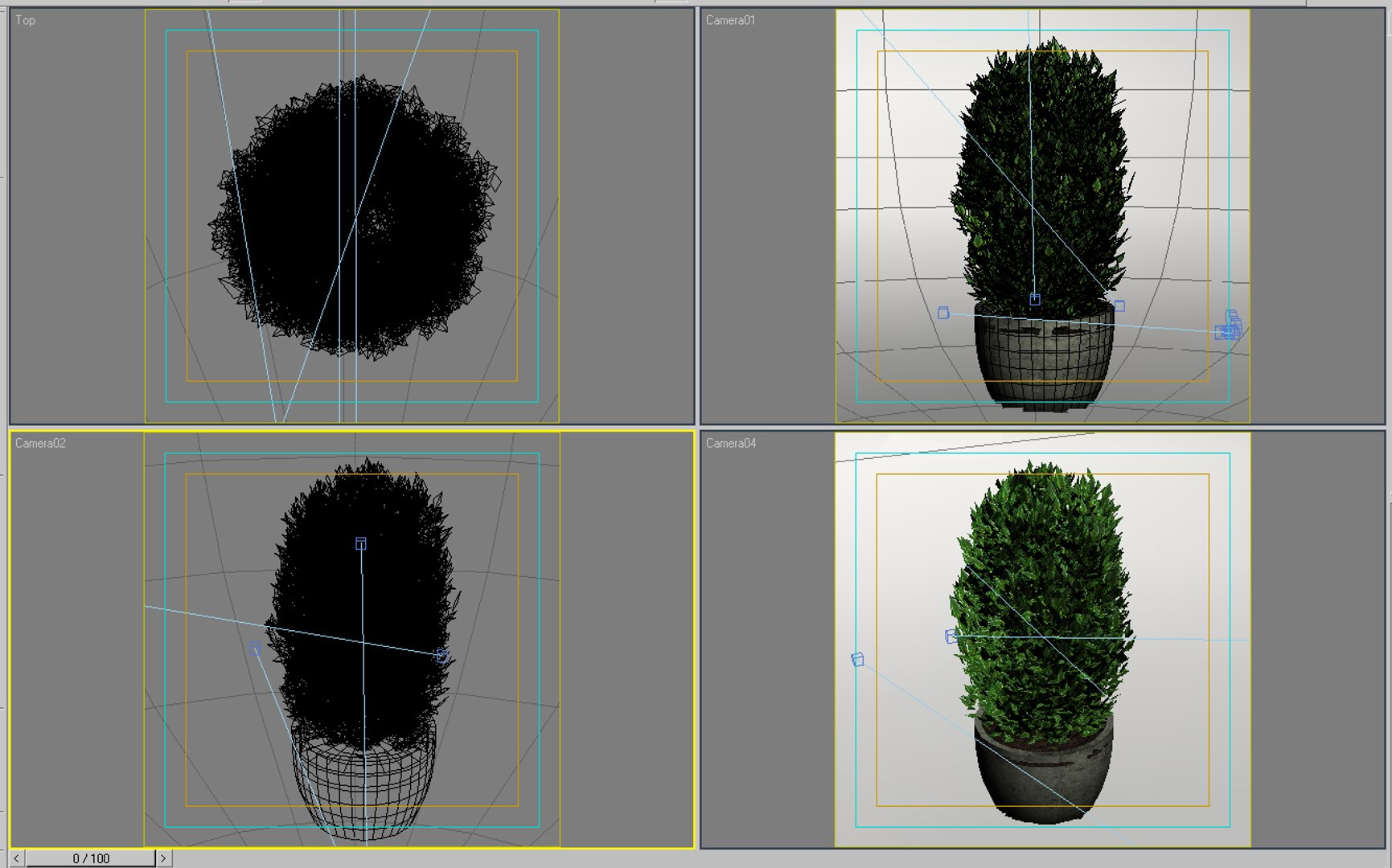 Bush 3d Model