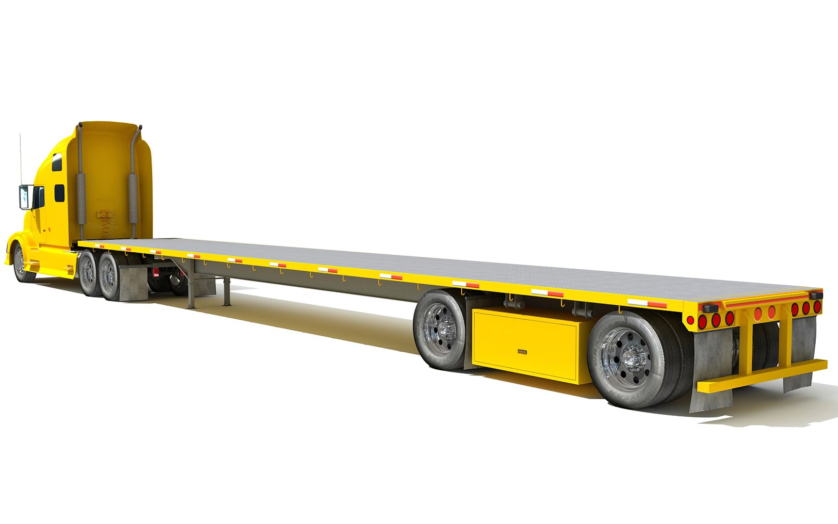 Truck Flatbed 3D Model - TurboSquid 1467493
