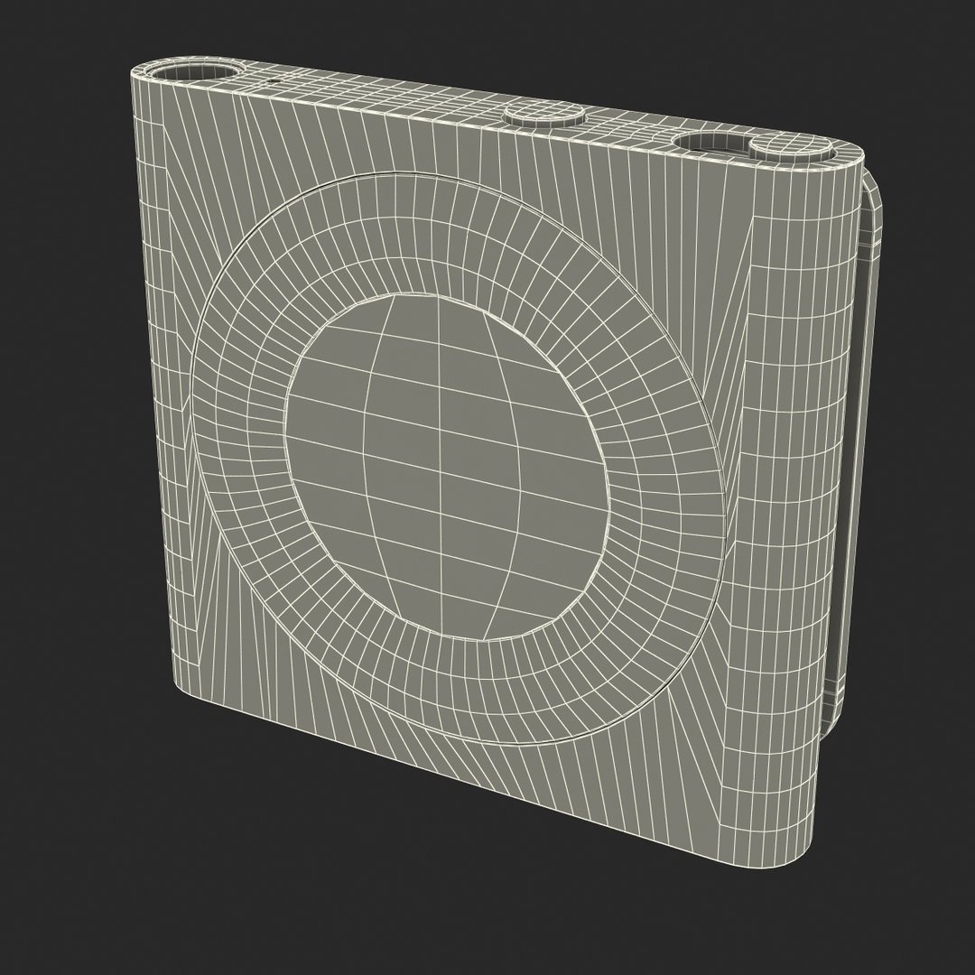 Ipod Shuffle Purple Modeled 3d Obj