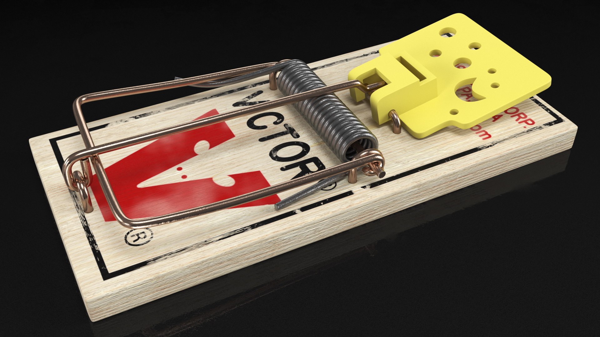 Victor Trigger Plate Mouse Trap 3D Model - TurboSquid 1777260