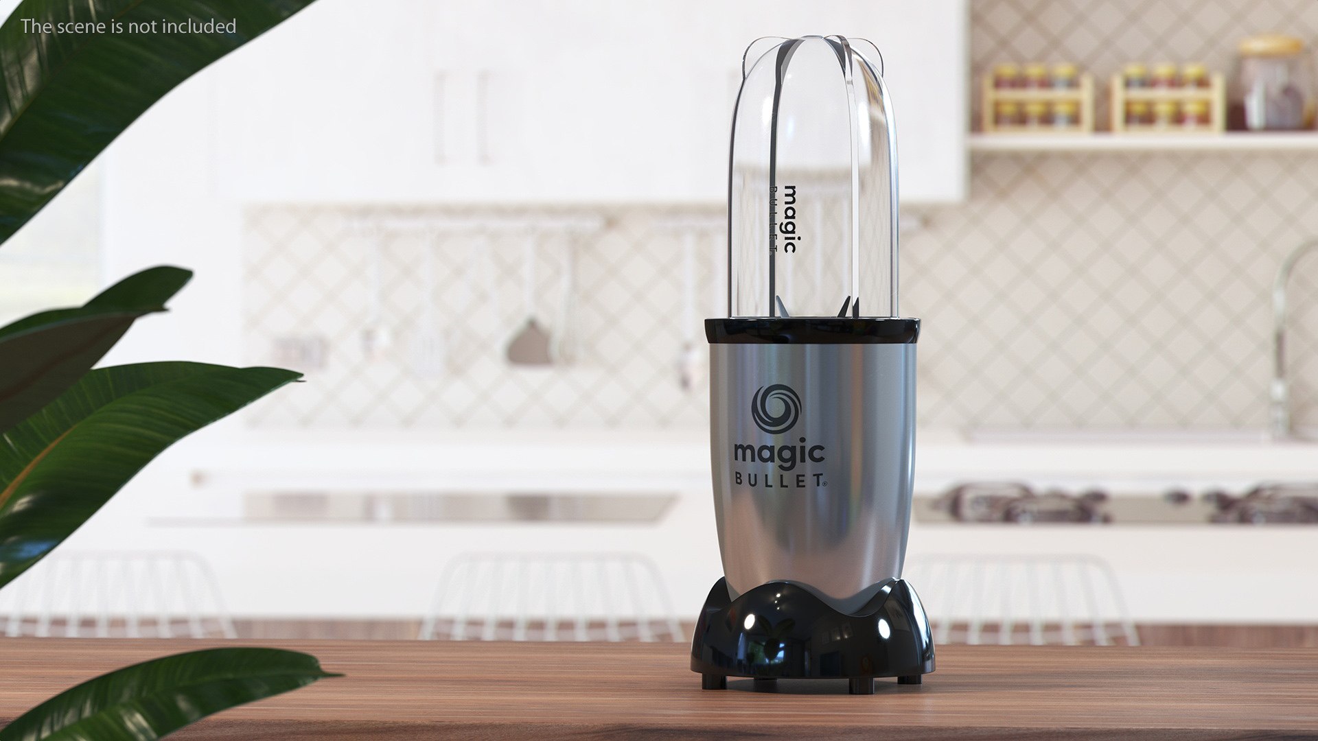 3D Model Magic Bullet Blender Silver - TurboSquid 2140061