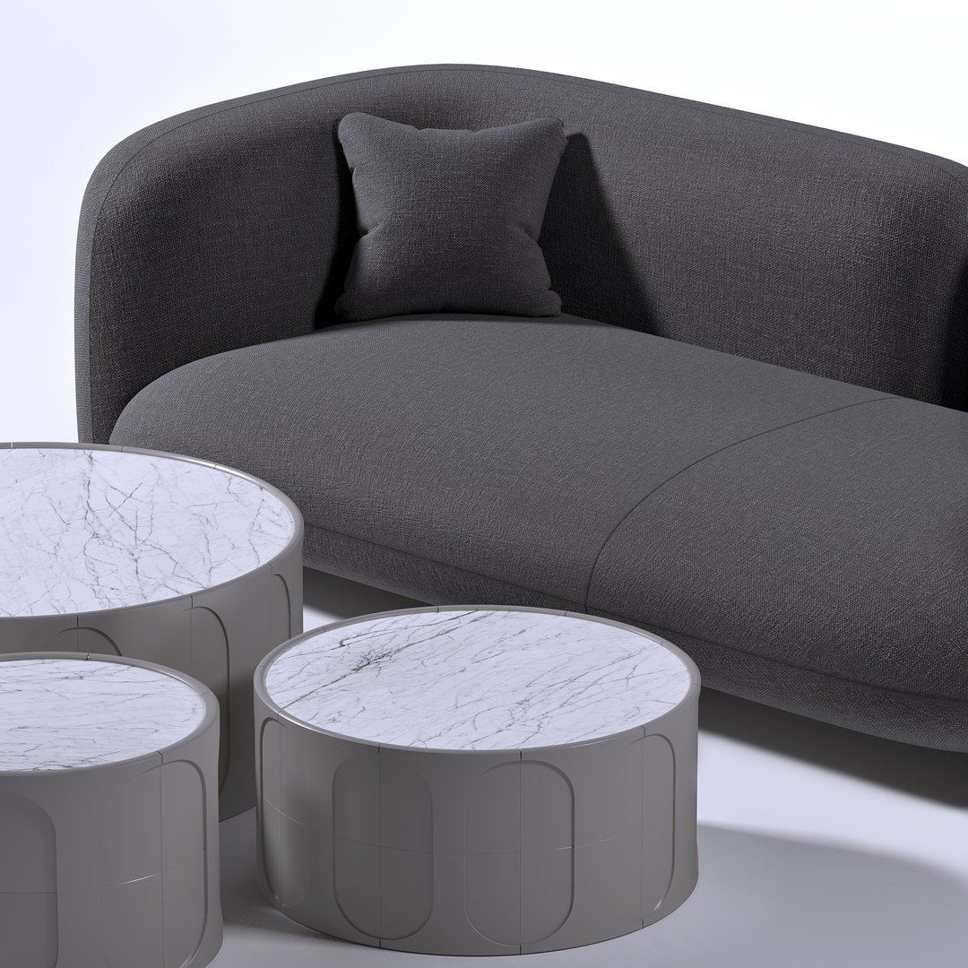 Freeform Sofa 3D Model - TurboSquid 2010773